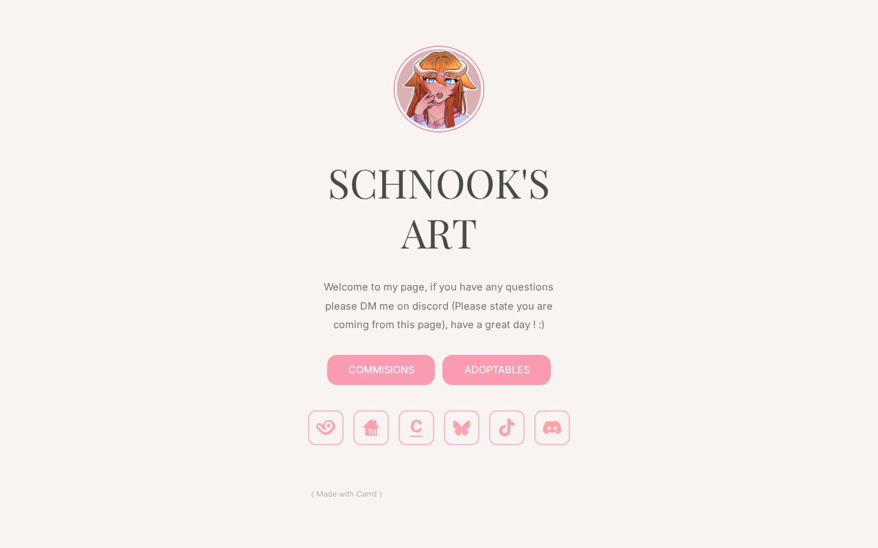 Schnook's Commisions